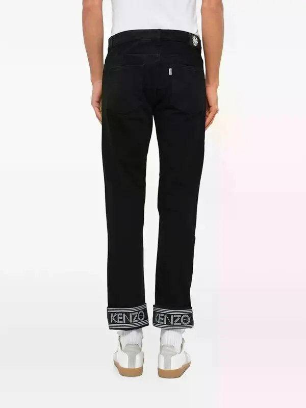 Kenzo Logo-cuff Jeans