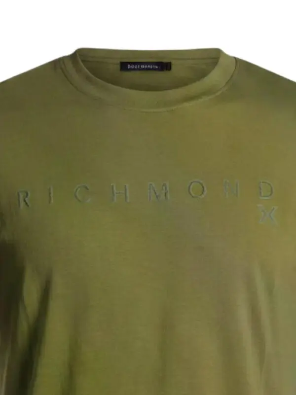 John Richmond Logo-embroidered T-shirt