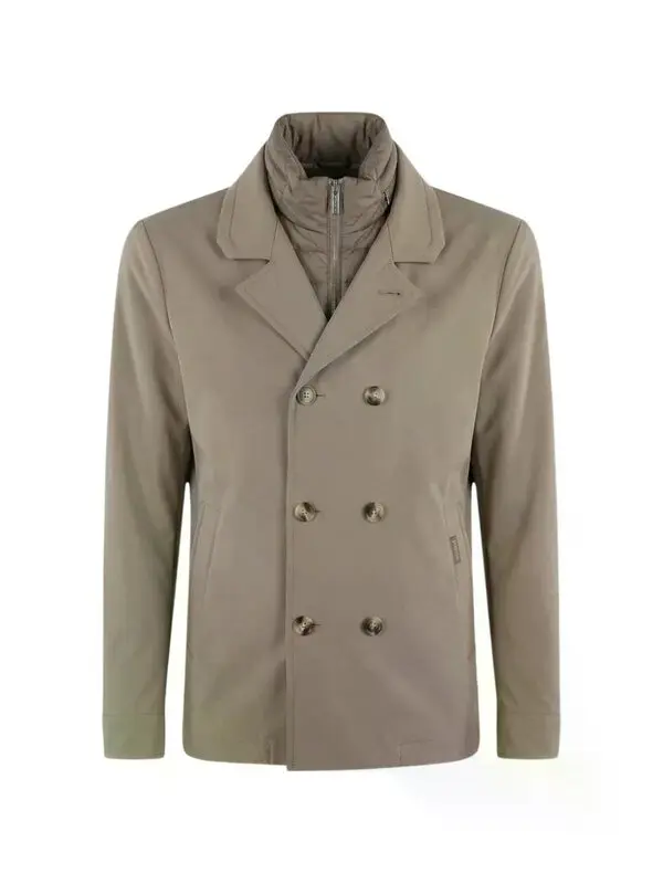 MOORER Double-breasted Peacoat