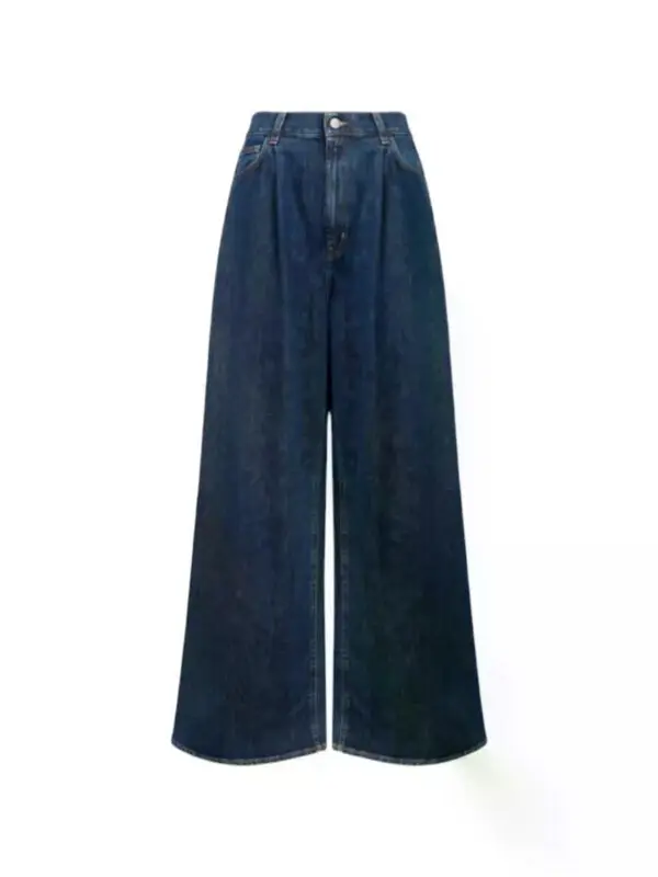 DONDUP Pleated Wide Leg Jeans