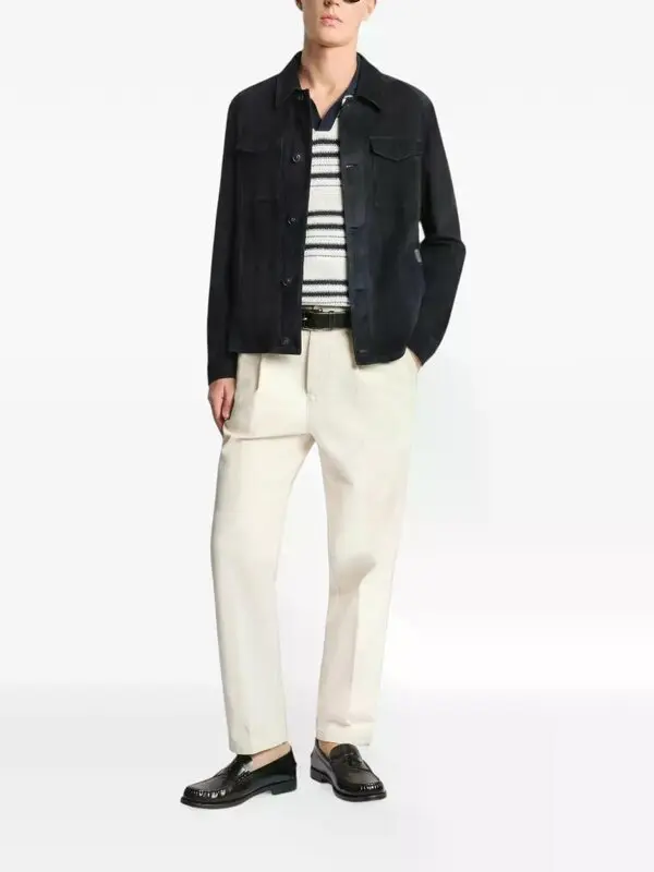 FAY Suede-leather Shirt Jacket