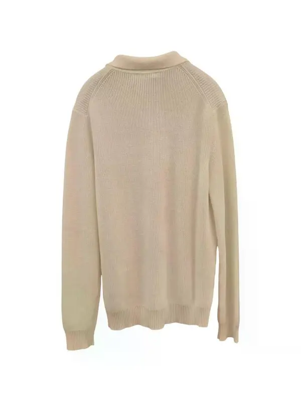 FAY Ribbed-knit Button-up Sweater