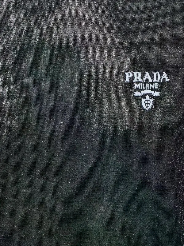 Prada 2021 Logo-embroidered Turtleneck Sweater