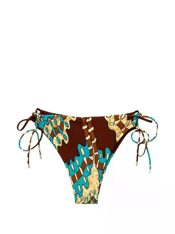 MISS BIKINI LUXE Side-tie Bikini Bottoms - Brown