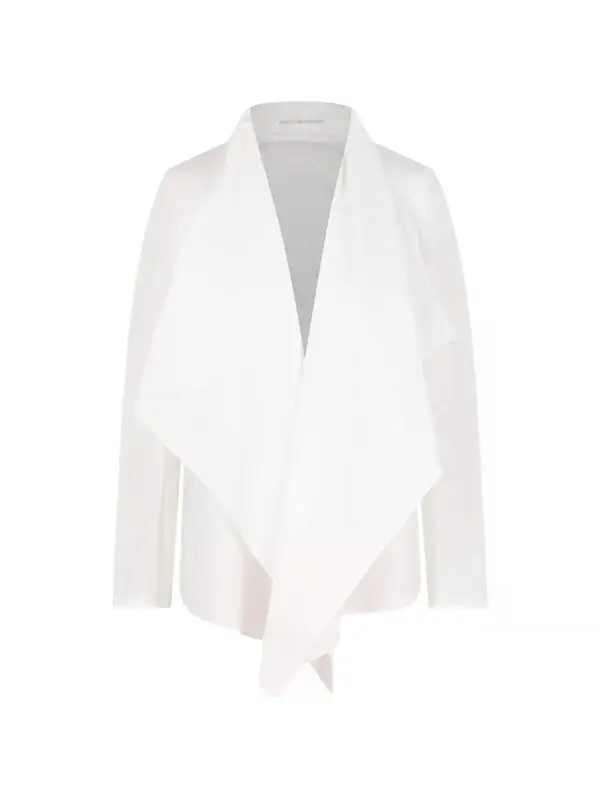 Yohji Yamamoto Shawl-lapel Poplin Jacket
