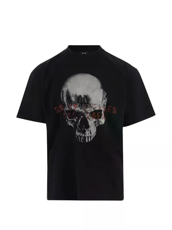 44 LABEL GROUP Sterben Skull-print T-shirt