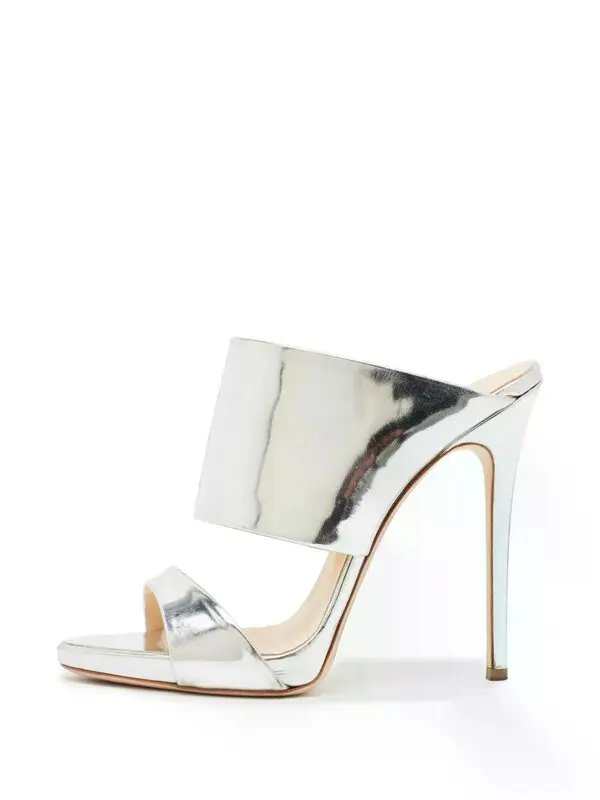 GIUSEPPE ZANOTTI Andrea Dual-strap Sandals - Grey