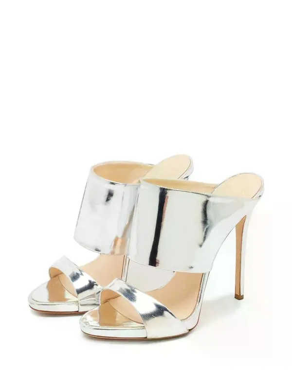 GIUSEPPE ZANOTTI Andrea Dual-strap Sandals - Grey