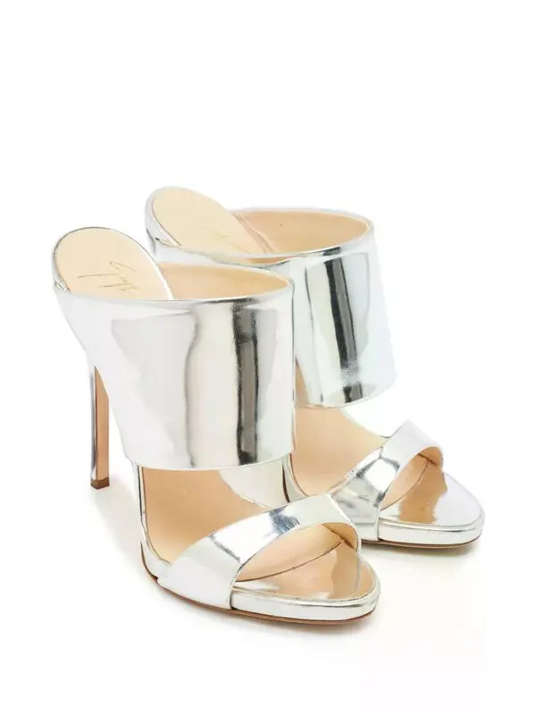 GIUSEPPE ZANOTTI Andrea Dual-strap Sandals - Grey