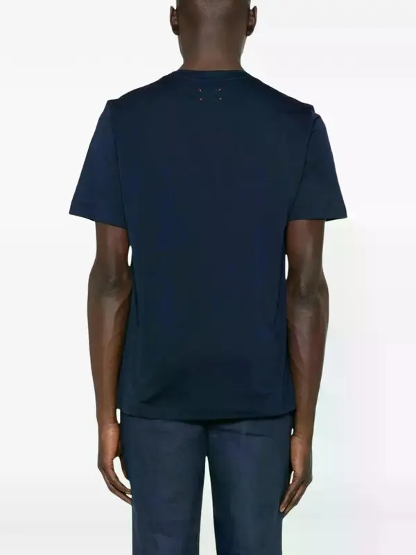 Kiton Logo-embroidered T-shirt