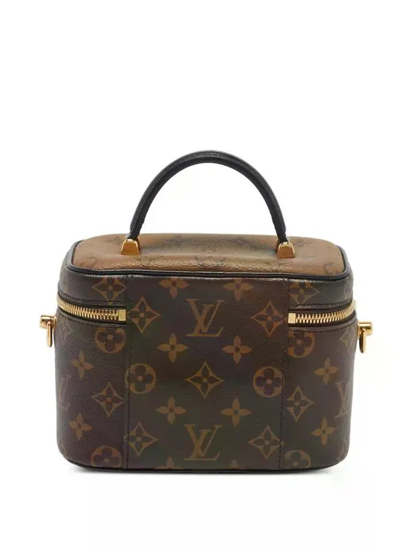 LOUIS VUITTON Monogram Reverse Canvas Pm Vanity Shoulder Bag