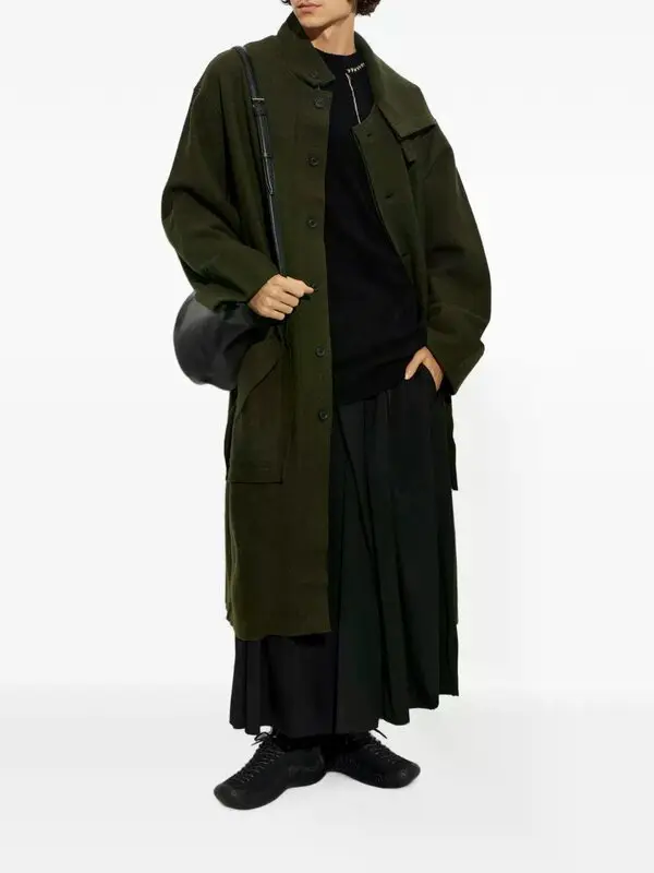 Yohji Yamamoto Embroidered Round-neck Sweater