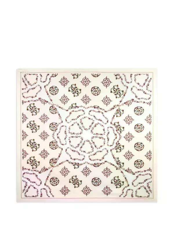 Guess Kefiah Max Scarf 130x130 - Neutrals