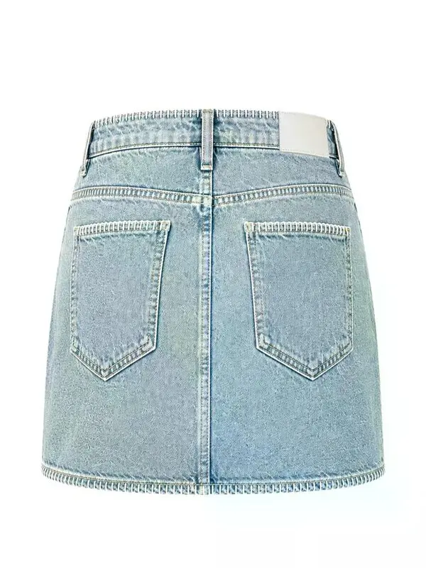 Rails Laurel Whipstitch-trim A-line Skirt
