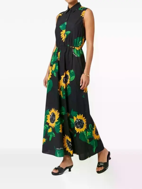 Moschino Sunflower-print Maxi Dress