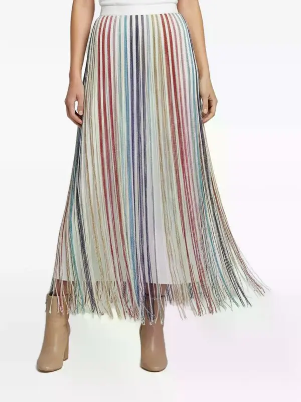 Missoni Fringe-detail Midi Skirt