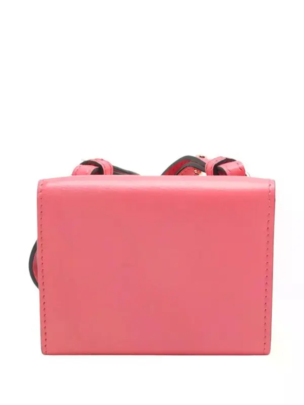 Fendi Leather Cross Body Wallet - Pink
