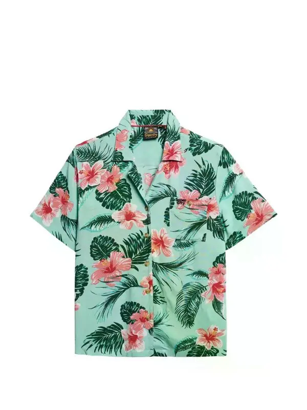 Superdry Beach Resort Floral-print Shirt