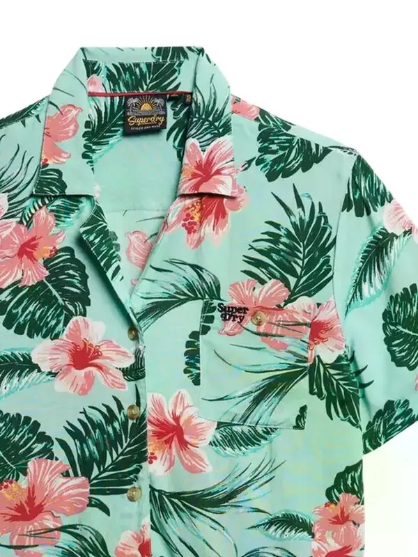 Superdry Beach Resort Floral-print Shirt