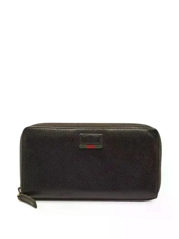 Gucci Web Zip-around Wallet