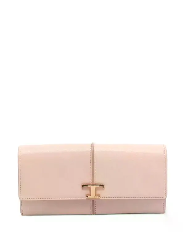 TOD'S 2010s T Timeless Bi-fold Wallet - Pink