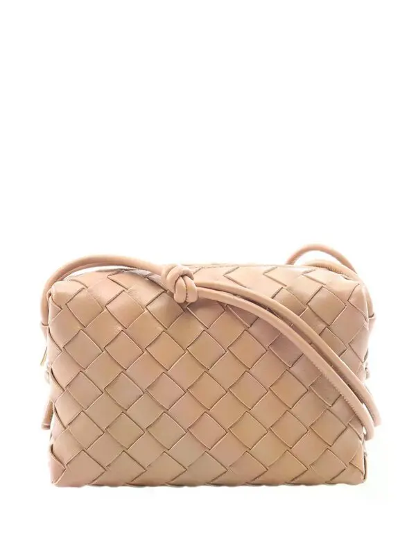Bottega Veneta 2012-2026 Mini Intrecciato Loop Crossbody Bag