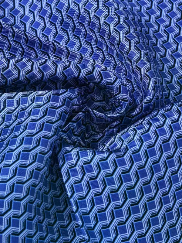 Pal Zileri Geometric-pattern Silk Scarf