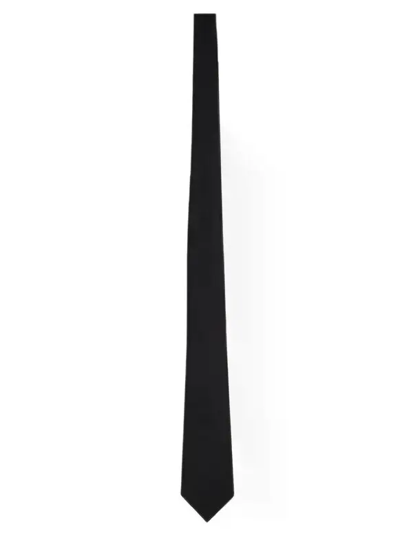 Giorgio Armani Silk Neck Ties - Black