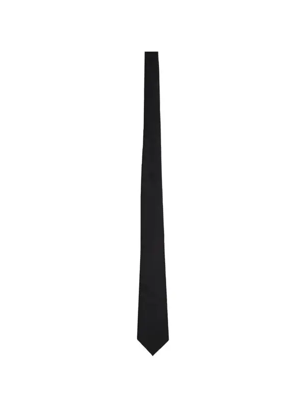 Giorgio Armani Silk Neck Ties - Black