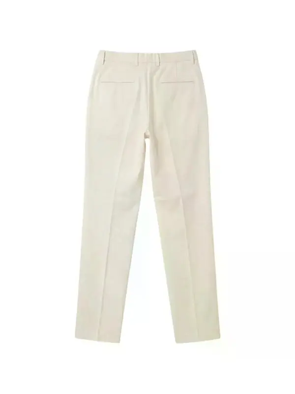 MICHAEL COAL Pressed-crease Chino Trousers