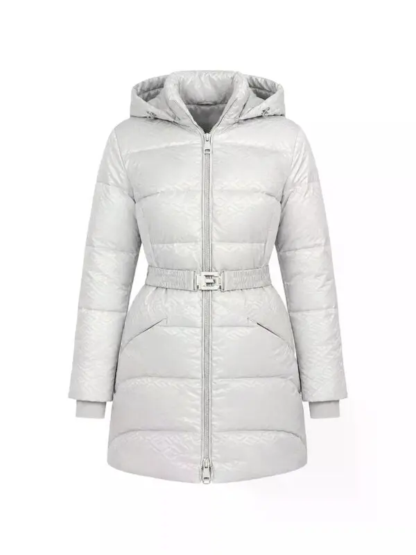 Guess All-over Logo Puffer - Silver