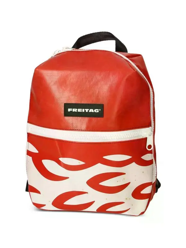 FREITAG Walter Logo-patch Backpack - Red