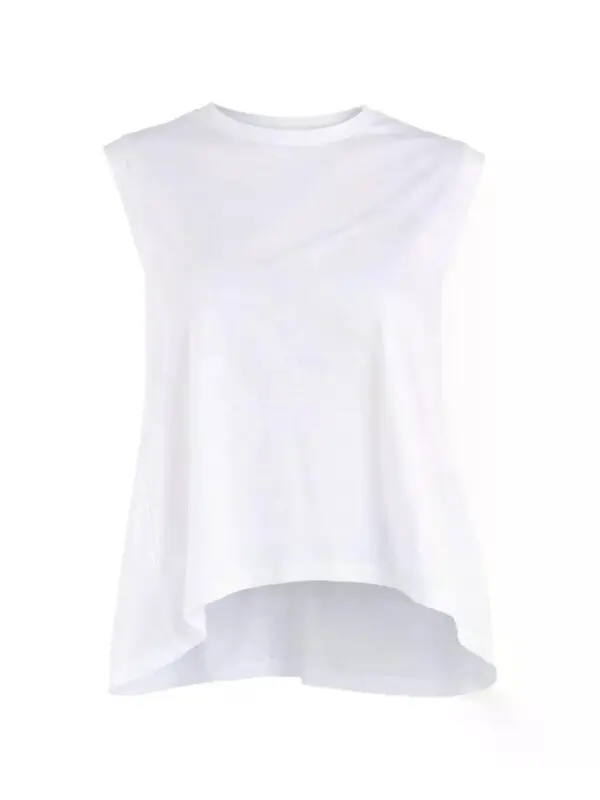 DONDUP Open-back Sleeveless T-shirt - White