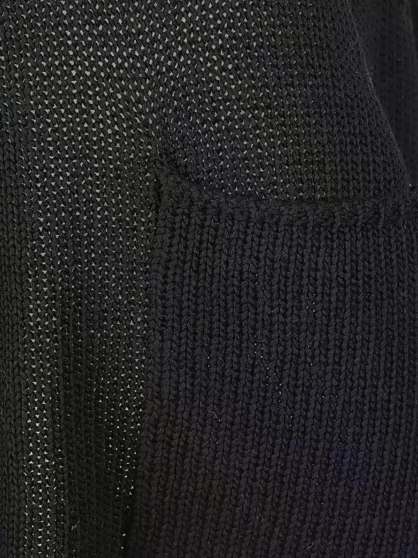 Mizuiro Ind Tape-yarn Knitted Top