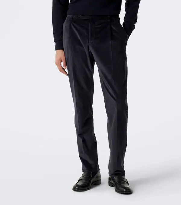 LARDINI Cotton And Cashmere Corduroy Suit
