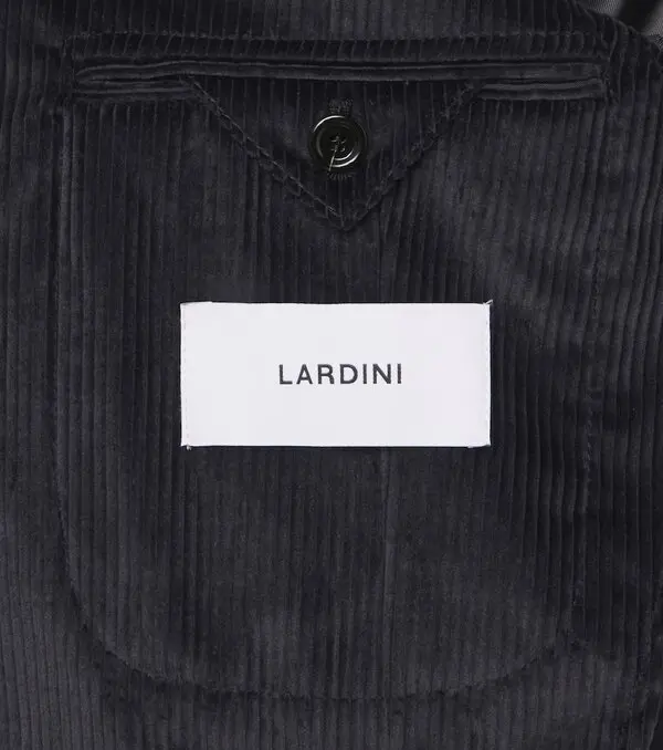 LARDINI Cotton And Cashmere Corduroy Suit