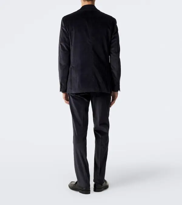 LARDINI Cotton And Cashmere Corduroy Suit
