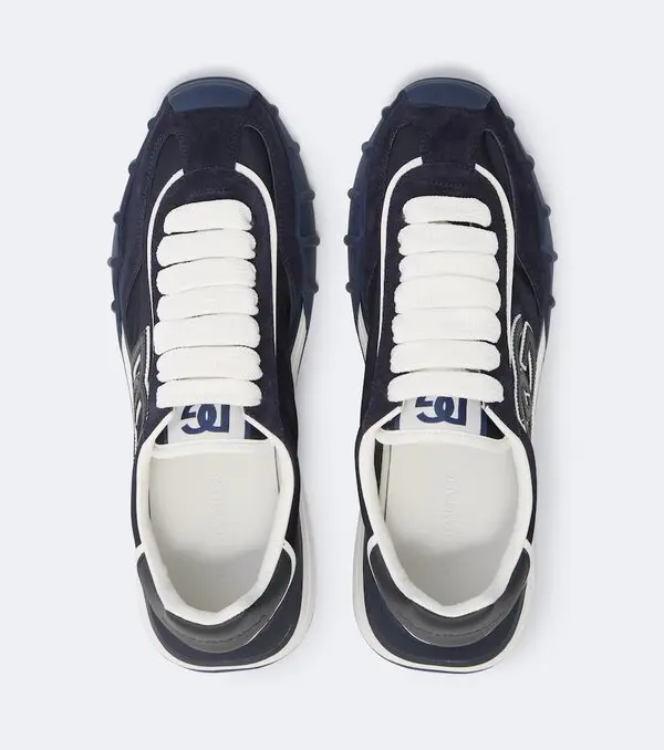 Dolce & Gabbana Dg Suede-trimmed Canvas Sneakers