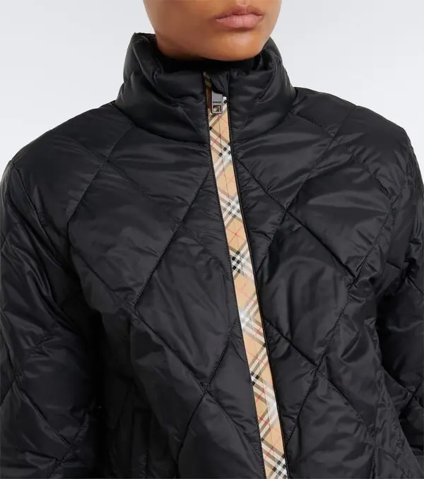 Burberry Check Quilted Puffer Jacket