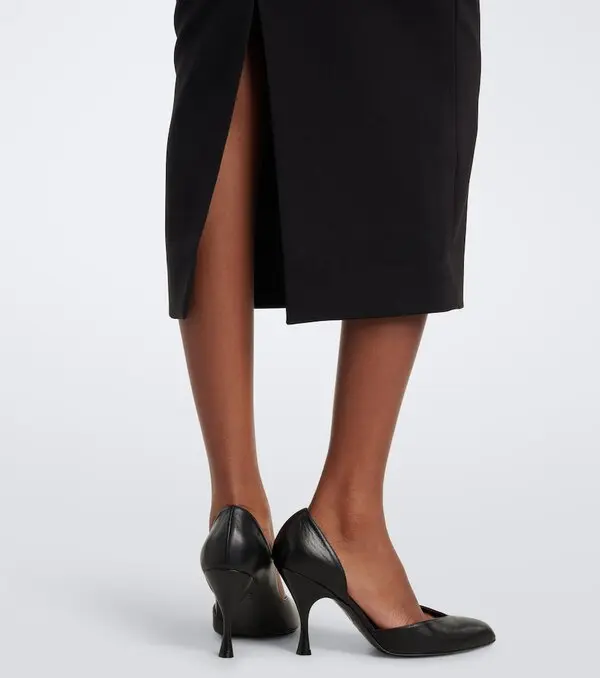 Roland Mouret Paneled Crêpe Cocktail Dress