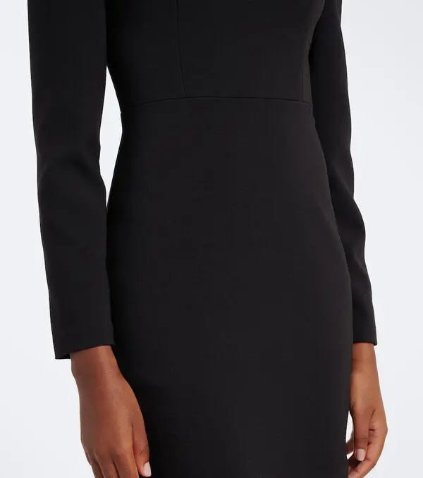 Roland Mouret Paneled Crêpe Cocktail Dress