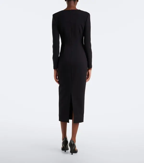 Roland Mouret Paneled Crêpe Cocktail Dress