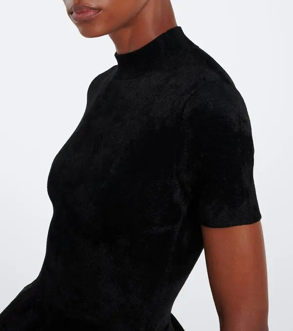 Roland Mouret Paneled Peplum Cocktail Dress