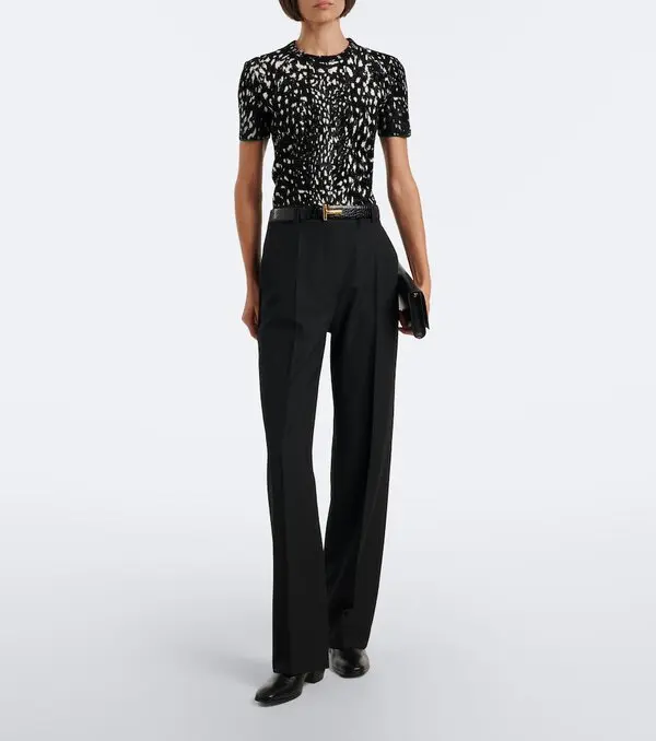TOM FORD Jacquard Velvet T-shirt