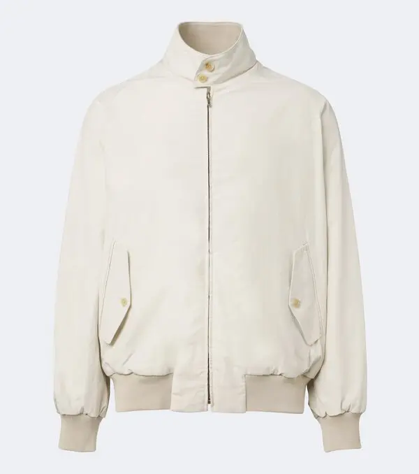 A.PRESSE Silk And Cotton Gabardine Jacket