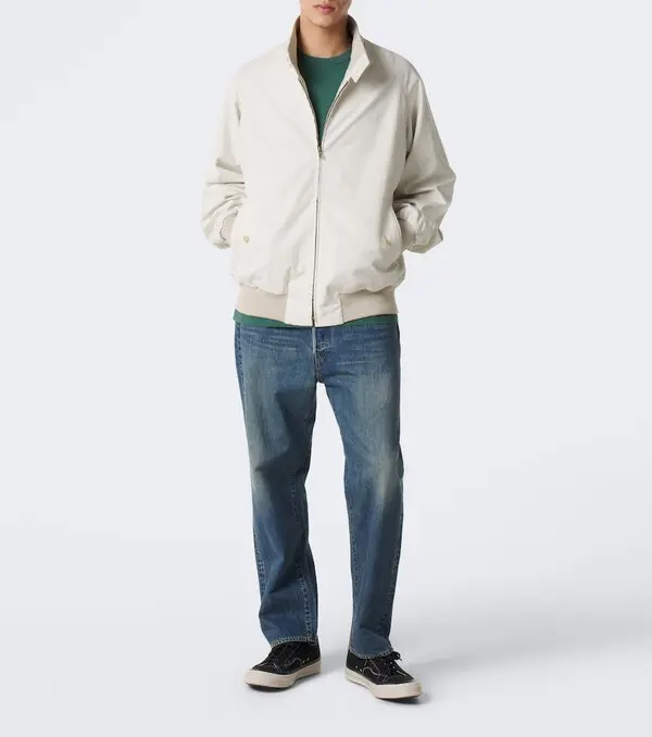 A.PRESSE Silk And Cotton Gabardine Jacket