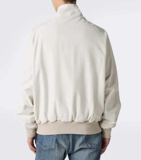 A.PRESSE Silk And Cotton Gabardine Jacket