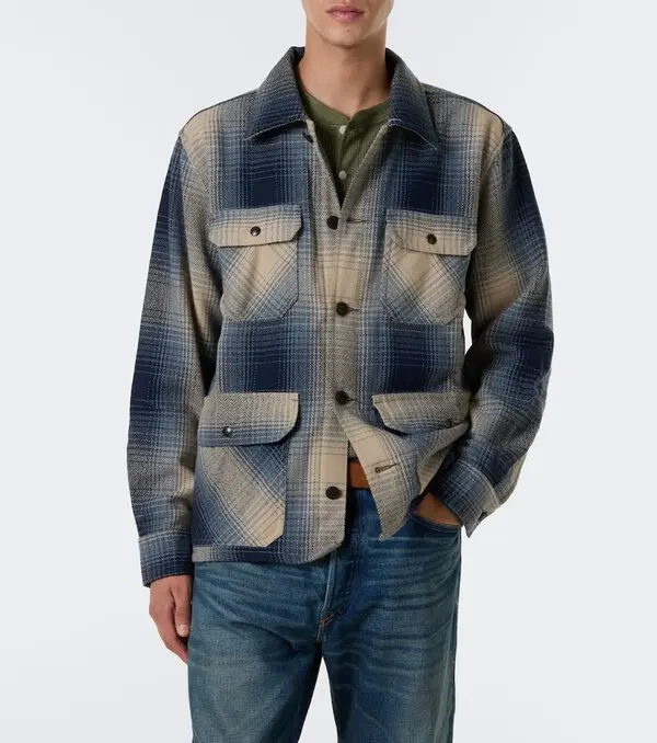 Ralph Lauren Plaid Wool Twill Shirt