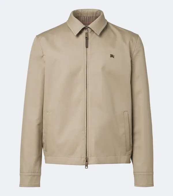 Burberry Reversible Cotton Gabardine Blouson Ajcket
