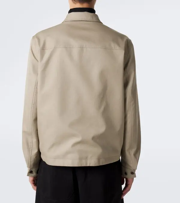Burberry Reversible Cotton Gabardine Blouson Ajcket
